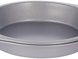 Wilton Round Pan Baking Essentials, 8, Dark Gray