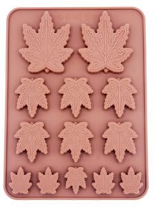 silicone mold tray gummy brownies hard candy soap candle homemade edible brownie diy tray mould (leaf)