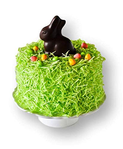 Edible Easter Basket Candy Grass Green Apple, Pack of 2