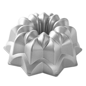 nordic ware vintage star bundt cake pan, quotl x 9.67&quotw x 3.9&quoth, silver