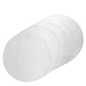 parchment paper rounds 8 inch diameter - 100pcs non-stick 8'' cake pan liner circles, precut for cake baking in cheesecake pan springform pan and tart pan