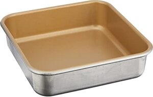 nordic ware naturals aluminum nonstick 9x9-inches square cake pan