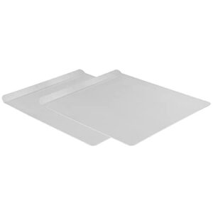 T-fal AirBake Natural Aluminum Cookie Sheet, 14" x 16", Silver, Pack of 2