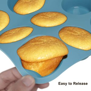 Economical 7in1 Nonstick Silicone Baking Cake Pan Cookie Sheet Molds Tray Set for Oven, BPA Free Heat Resistant Bakeware Suppliers Tools Kit for Muffin Loaf Bread Pizza Cheesecake Cupcake Pie Utensil