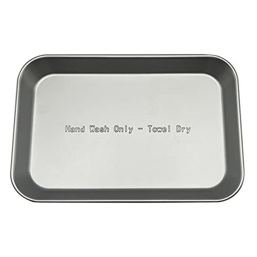 JDS Toy Store 2-Pack Premium Aluminum Baking Tray For Easy Bake Over, Measures 6" x 4" x 0.5"