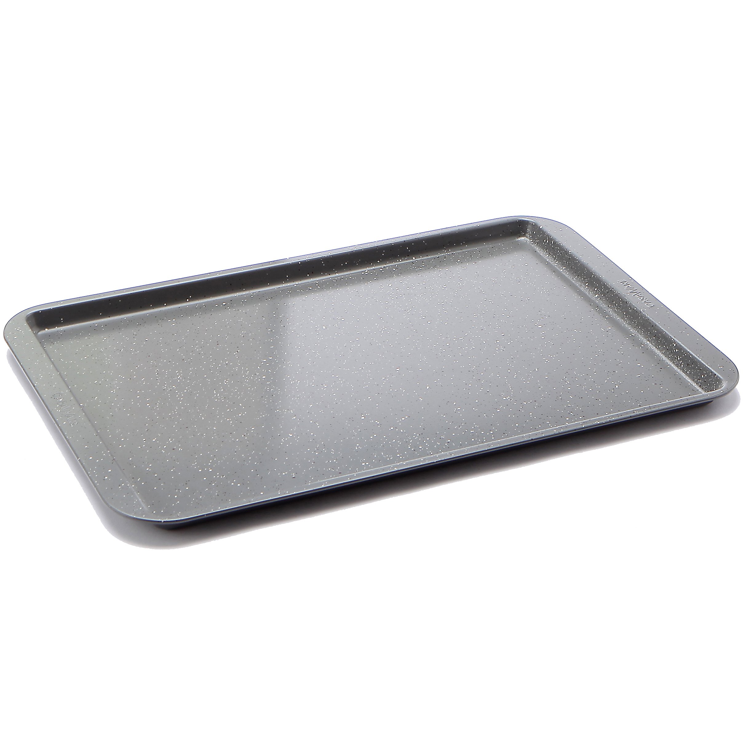 CasaWare Ceramic Coated NonStick Cookie/Jelly Roll Pan 11"x17" (Silver Granite)