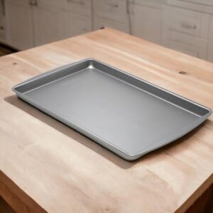 G & S Metal Products Company OvenStuff Nonstick Large Cookie Sheet Pan, Set of 2, grey