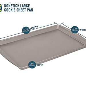 G & S Metal Products Company OvenStuff Nonstick Large Cookie Sheet Pan, Set of 2, grey