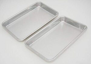 libertyware sp610 eigth size aluminium sheet pan, pack of 2