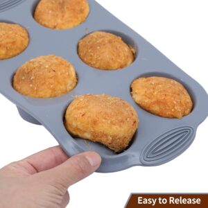 10in1 Nonstick Silicone Baking Cake Pan Cookie Sheet Molds Tray Set for Oven, BPA Free Heat Resistant Bakeware Suppliers Tools Kit for Muffin Loaf Bread Pizza Cheesecake Cupcake Pie Utensil