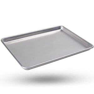 Alpine Cuisine Three Quarter Professional Aluminum Cookie Sheet 22-inch - Rimmed Baking Sheets for Oven - Durable, Oven-Safe, Easy to Clean, Commercial Quality - Great for Roasting & Baking