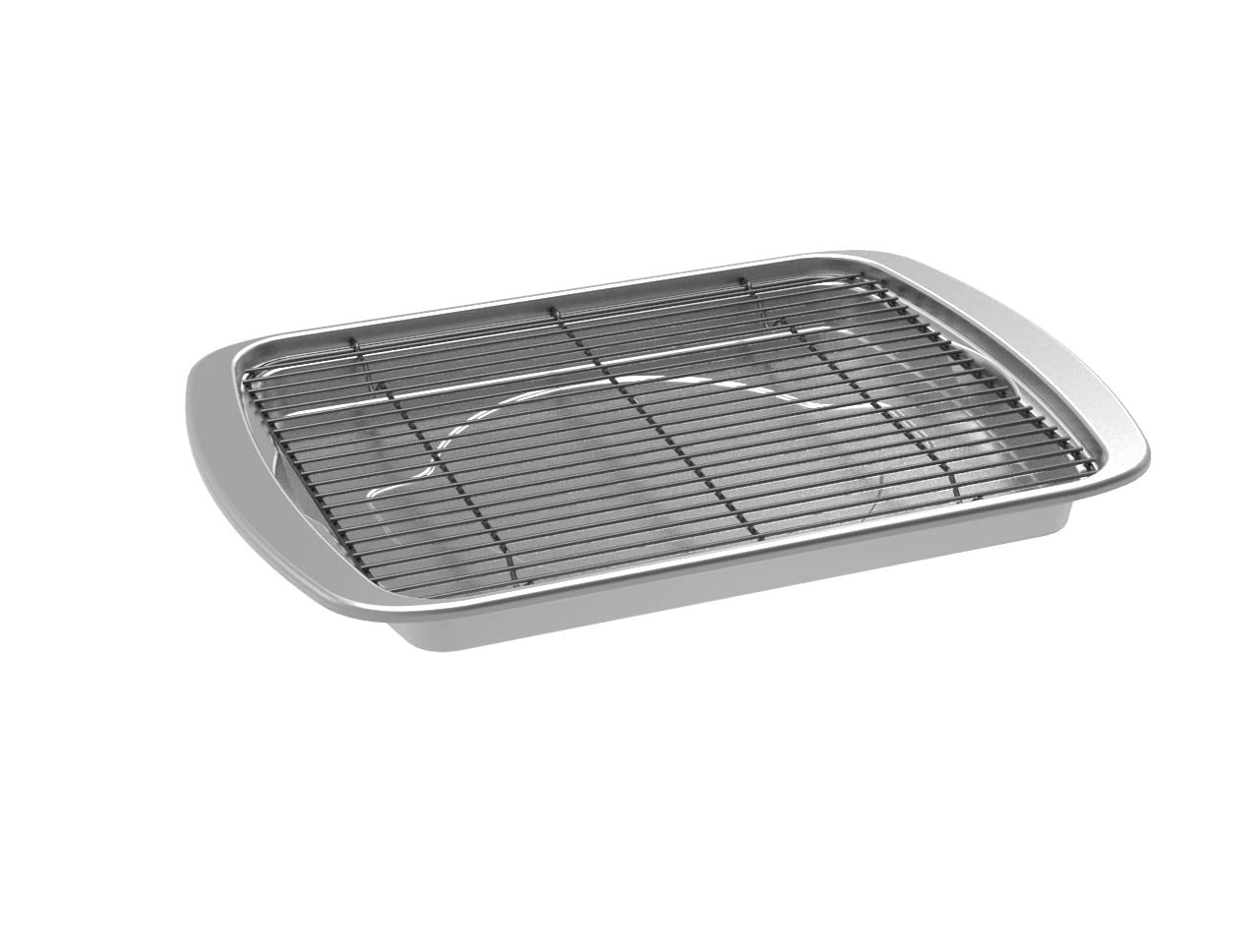 Nordic Ware Oven Crisp Baking Tray and Nordic Ware Natural Aluminum Commercial Baker's Half Sheet 2-Pack