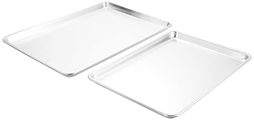 Nordic Ware Natural Aluminum Commercial Baker's Half Sheet and Big Sheet