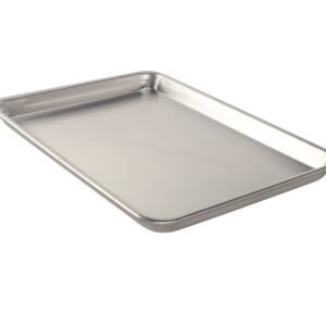 Nordic Ware Natural Jelly Roll Pan and Nordic Ware Naturals Big Sheet, Silver