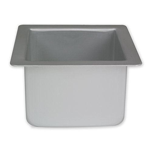 PME Professional Aluminum Square Cake Pan (14 x 14 x 3), Standard, Silver