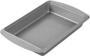 wilton ever-glide baking pan 13 x 9, 9x 13 oblong, grey