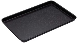 kitchencraft masterclass professional large baking tray, vitreous enamel, 39 x 27 cm