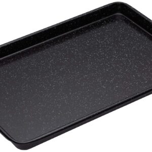 KitchenCraft MasterClass Professional Large Baking Tray, Vitreous Enamel, 39 x 27 cm