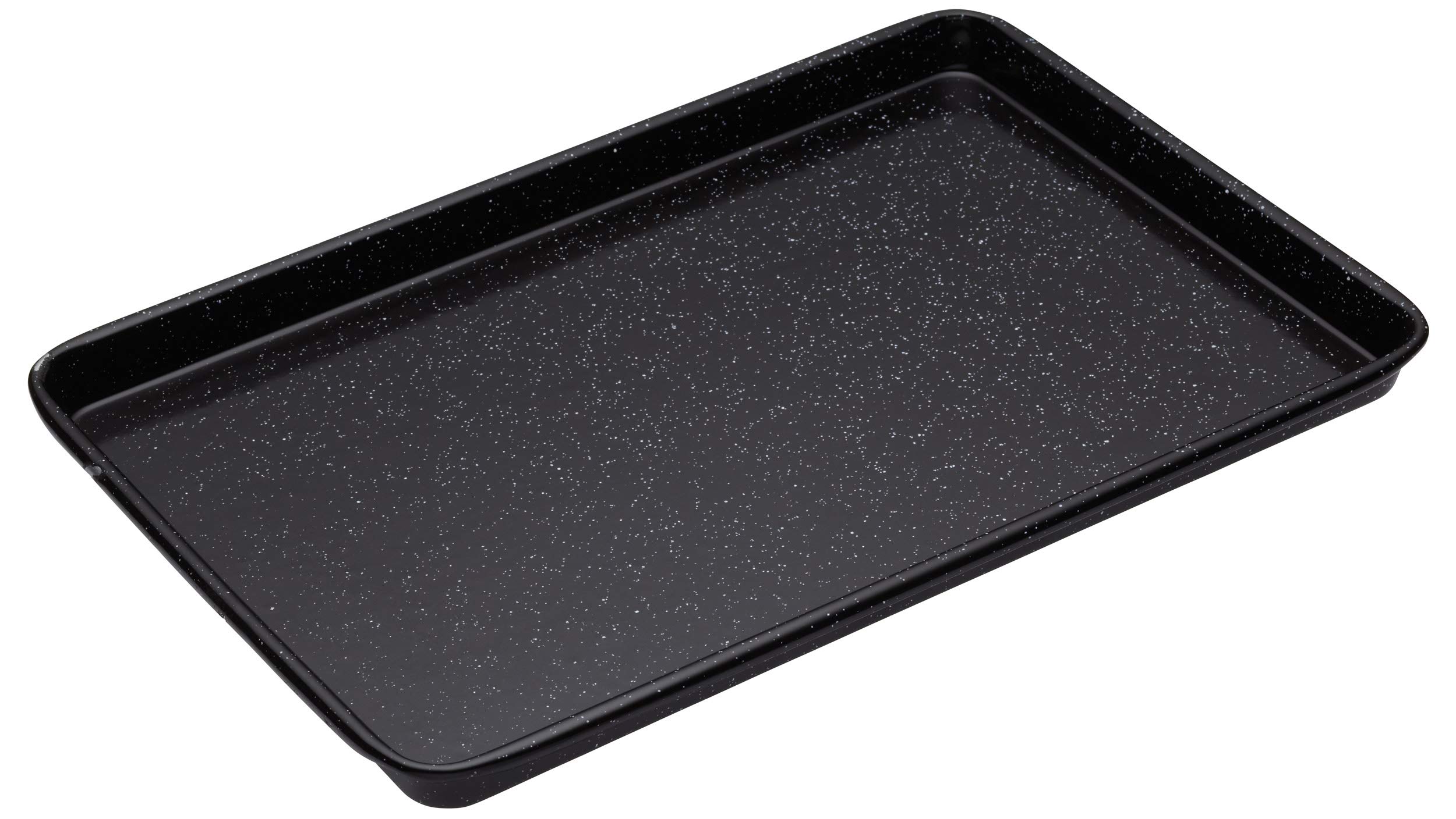 KitchenCraft MasterClass Professional Large Baking Tray, Vitreous Enamel, 39 x 27 cm