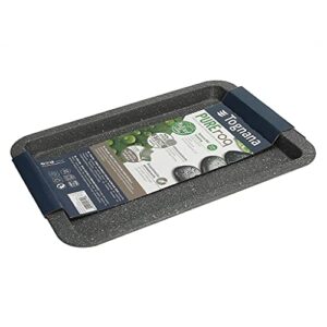 Tognana WR44143PROQ Non-stick, Anti-Scratch Rectangle Baking/Cookie Sheet, 17-Inch by 11-Inch, Black