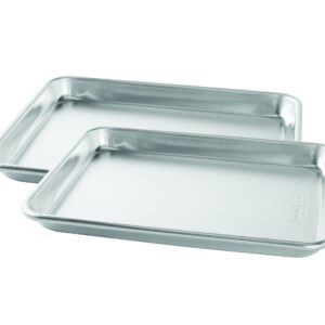 Nordic Ware Quarter Sheet Baking Pan (2 count) and Square Cake Pan