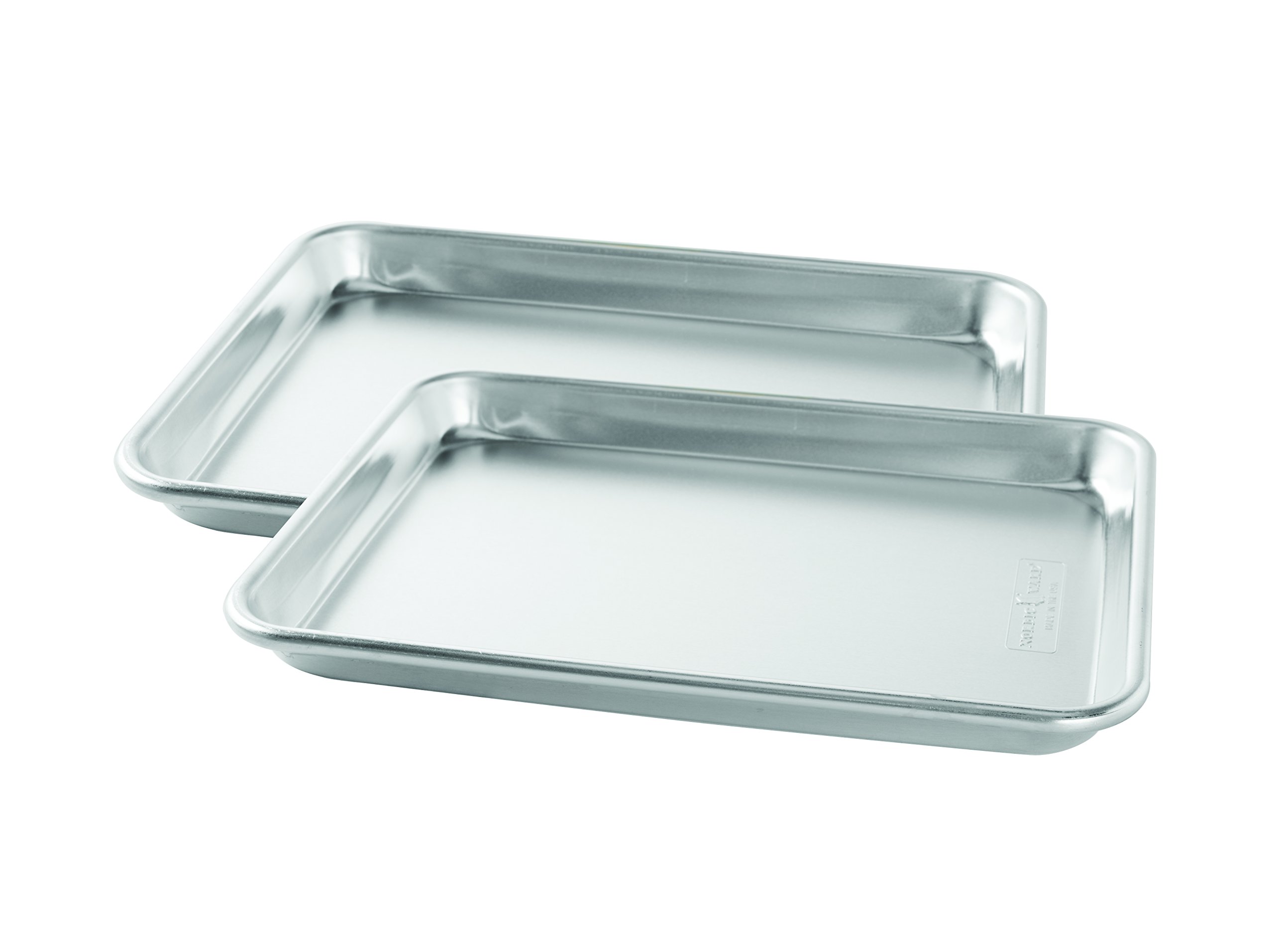 Nordic Ware Quarter Sheet Baking Pan (2 count) and Square Cake Pan