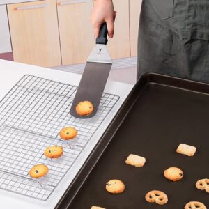 Prestige Baking Cooling Rack 11.5 x 16.5 in Cookware. Air Frying, Baking & Cooking. BPA free, food grade & thick. 100% stainless steel. Chef, professional cook approved.