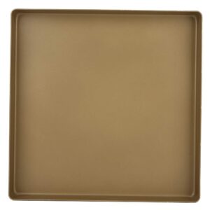 baking pan 28x28x3cm gold aluminum alloy square shape non stick baking tray bread pizza tray cookie sheet baking tool