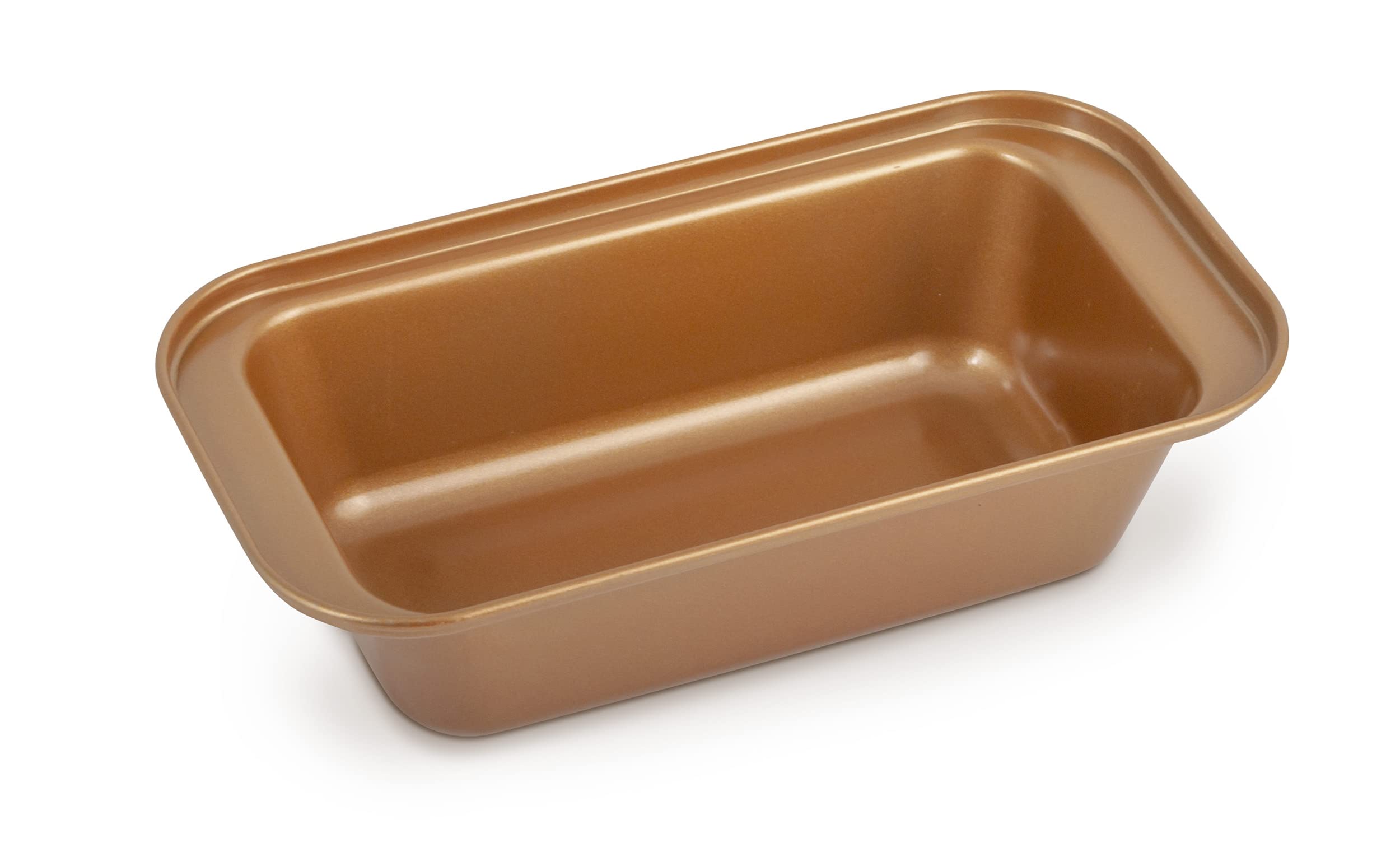 Eternal Living Copper Nonstick Bakeware Set (Cake Pans, Cupcake Tray, & Cookie Sheets, 6 Piece)