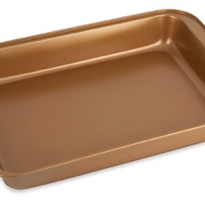 Eternal Living Copper Nonstick Bakeware Set (Cake Pans, Cupcake Tray, & Cookie Sheets, 6 Piece)