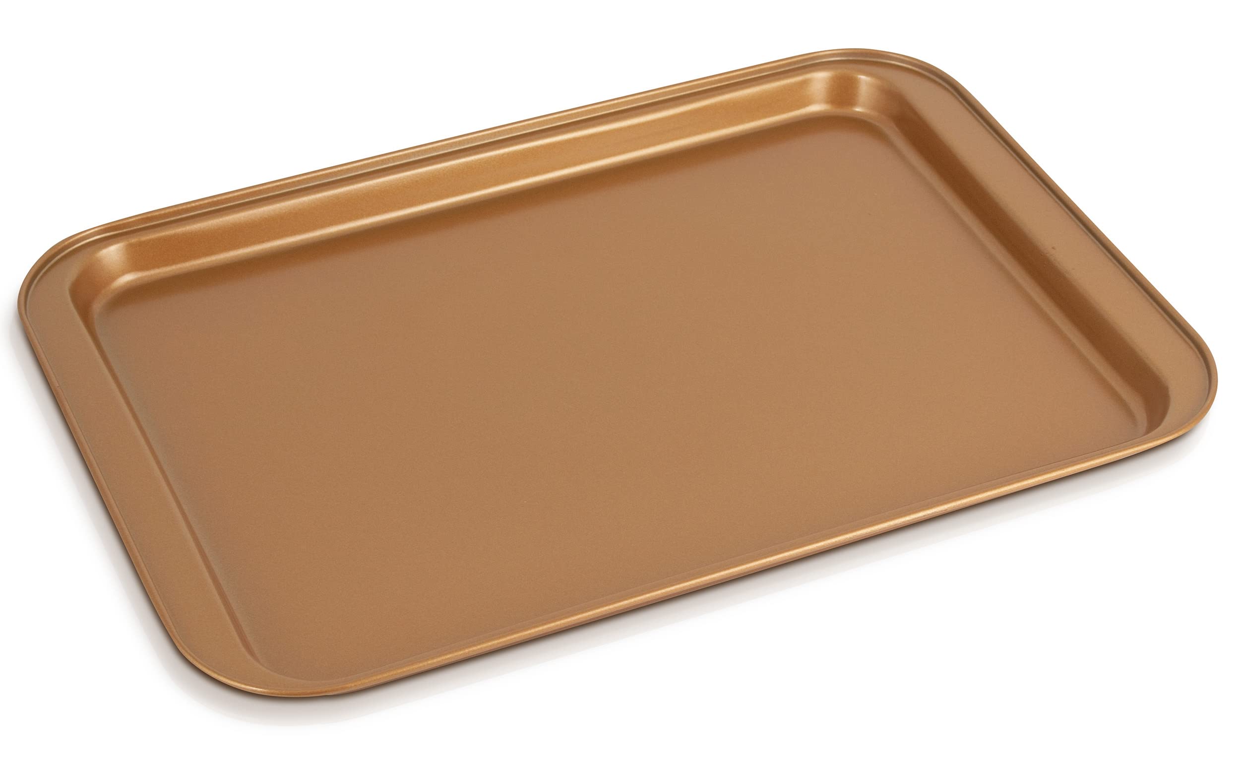 Eternal Living Copper Nonstick Bakeware Set (Cake Pans, Cupcake Tray, & Cookie Sheets, 6 Piece)