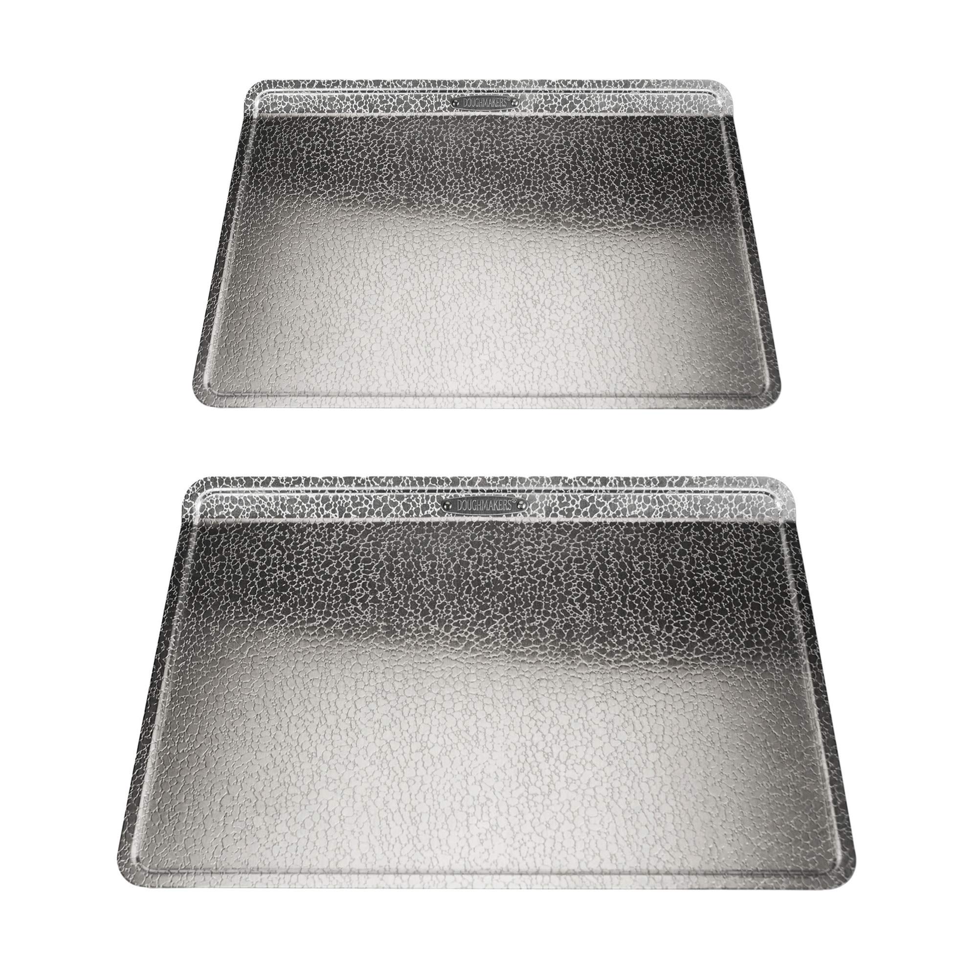 Premium Quality Bakeware, Set of 2 Baking Sheets, 10 x 14-Inch Biscuit and 14 x 17.5-Inch Cookie Sheet