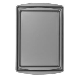 ovenstuff small & medium cookie pans, gray, hg8081-az