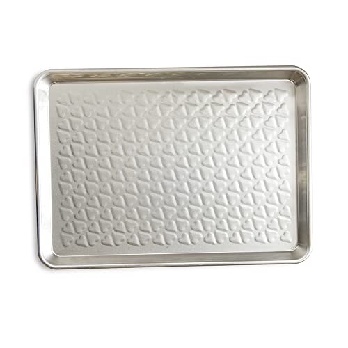 Nordic Ware Heart Embossed Half Sheet, Silver