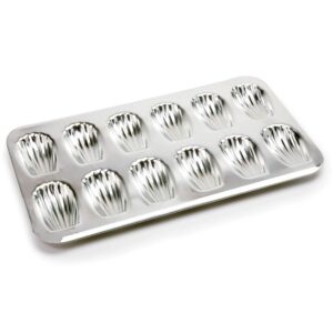 norpro tin madeleine sheet, 1-pack, silver