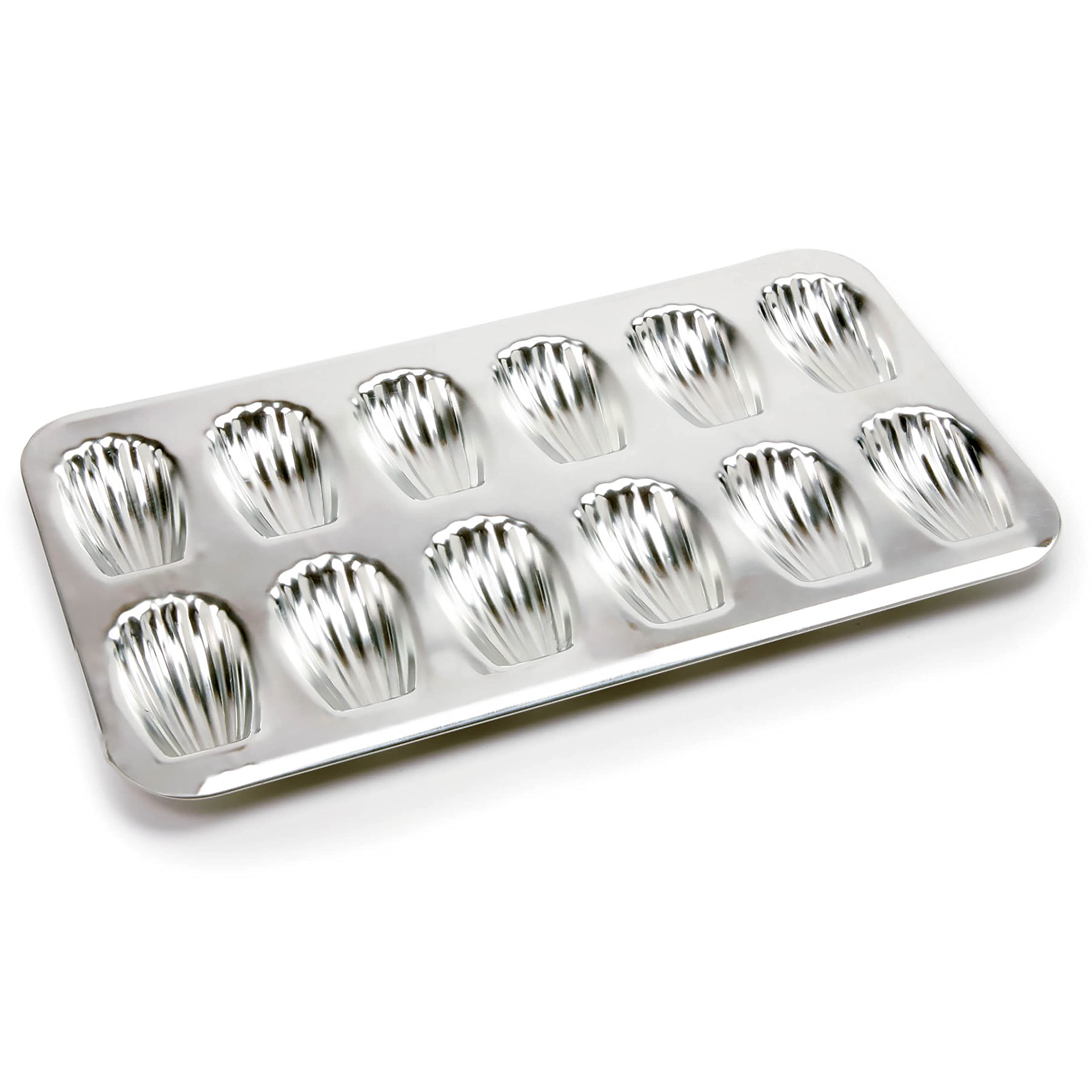 Norpro Tin Madeleine Sheet, 1-Pack, Silver