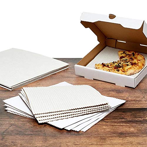 200ea - 12 X 12 Corrugated Grease Resistant Pizza Sheet