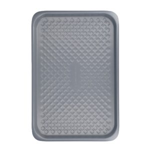 MasterClass Smart Ceramic Baking Tray with Robust Non Stick Coating, Carbon Steel, 40 x 27 cm Large Stackable Cookie Sheet