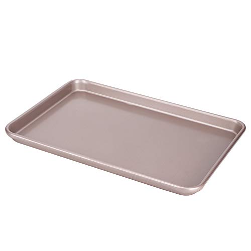 Baking Pan, Nonstick Integrated Design Cake Pan 39.5x27x2.5cm / 15.6x10.6x1.0in for Chickens Sticky Buns,Brownies for Baking Meat Bread,(Single 15 inch wk9121)