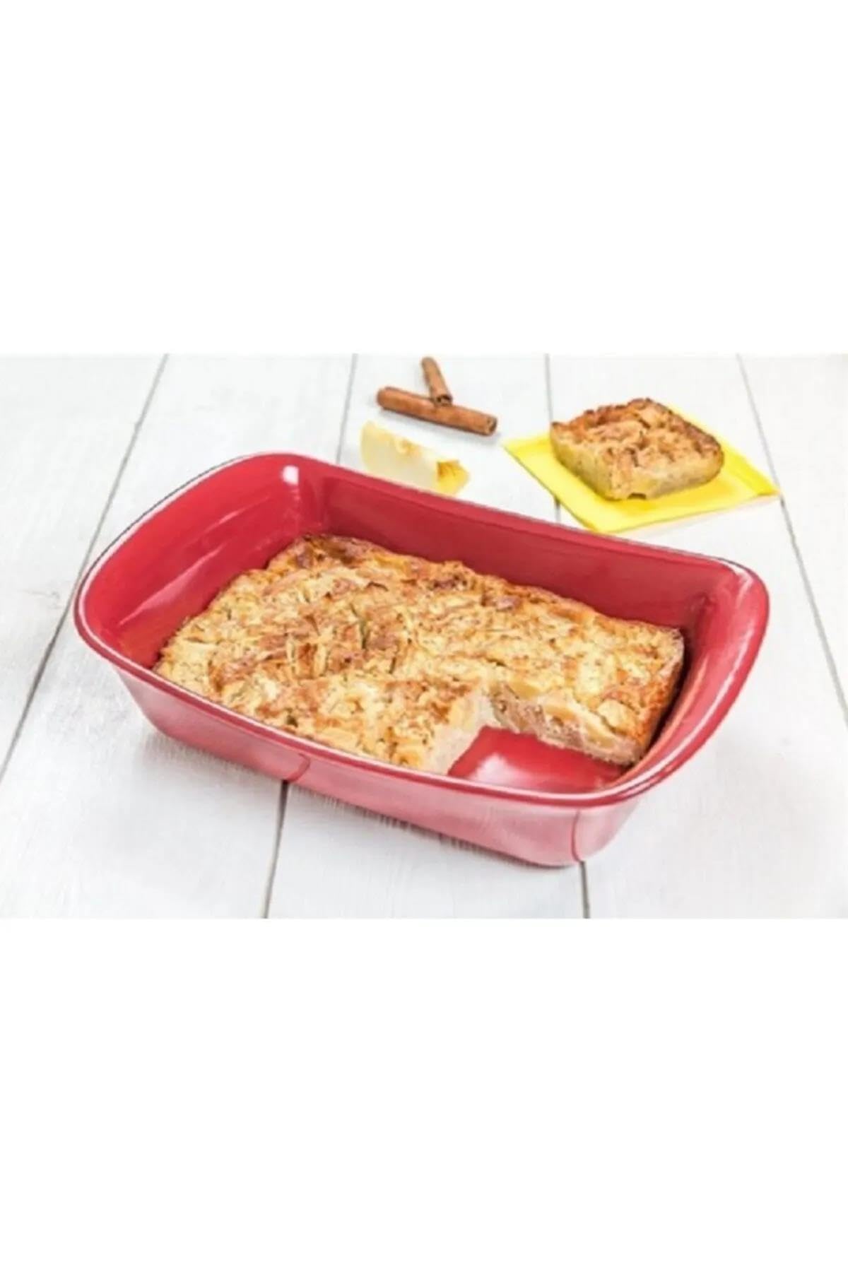 Pyrex Supreme Oven Dish, Ceramic, Red