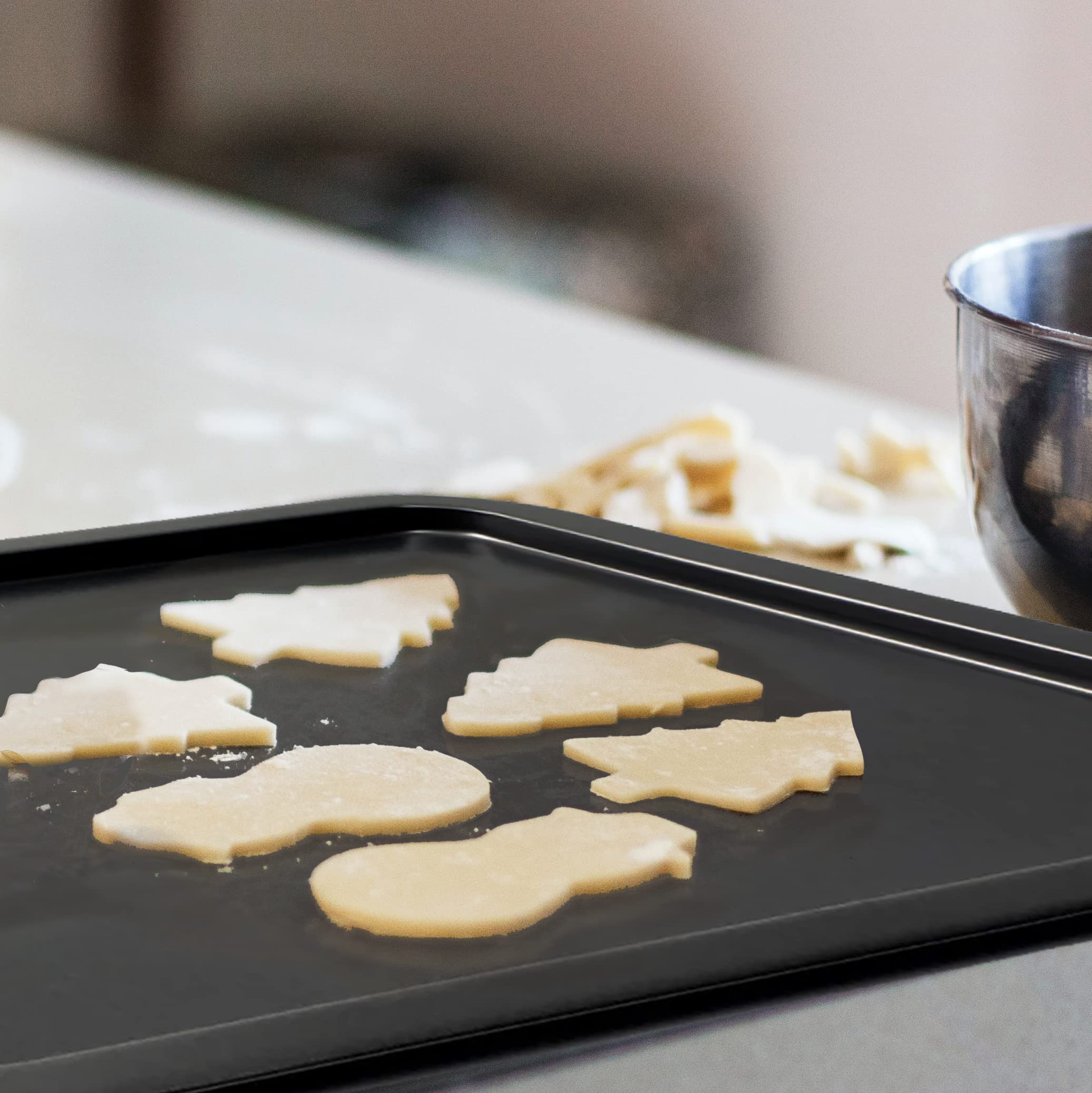 Cuisinox Carbon Steel Non-Stick Sheet Pan for Baking Cookies, 17" x 11.5"