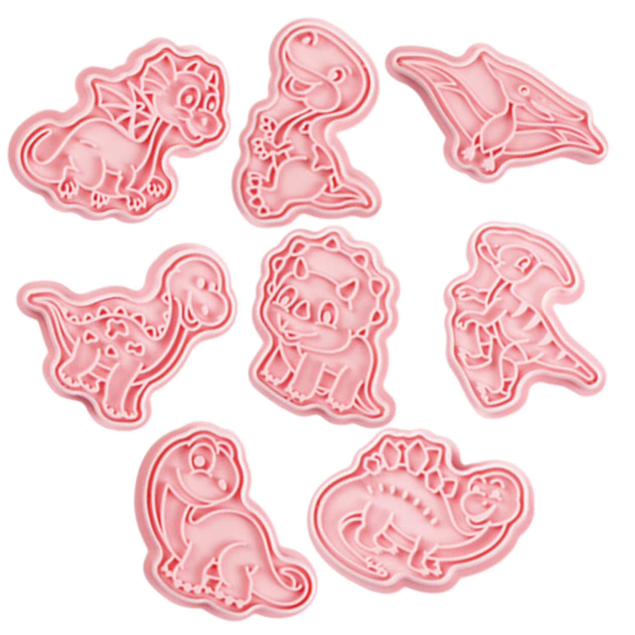 Holibanna 8pcs Biscuit Mold Cookie Stamp Heart Shape Cookie Cutter Valentine Cookie Cutters Sandwich Valentines Day Baking Supplies Valentines Baking Supplies Cartoon Child Plastic Slicer