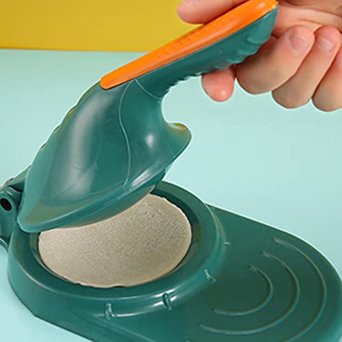 UPKOCH 2 Pcs Plastic Tortilla Press Dumpling Skin Maker Rotis Press Dough Presser Pastry Press Maker Dumpling Wrapper Baking Tool for Festival Home Kitchen Tool Dark Green