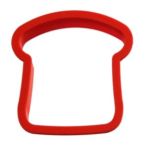 cookiecuttercom brand slice of bread cookie cutter 3.75 inch - hand made in the usa