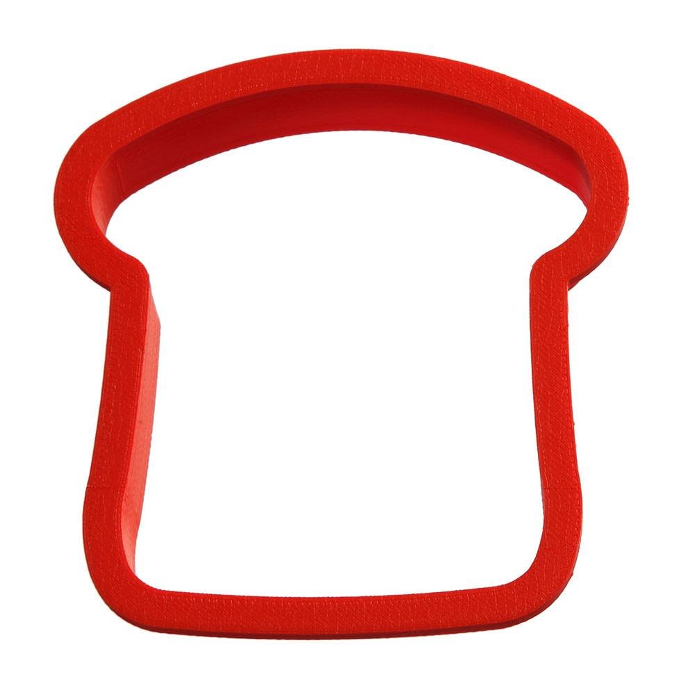 CookieCutterCom Brand Slice of Bread Cookie Cutter 3.75 Inch - Hand Made in the USA