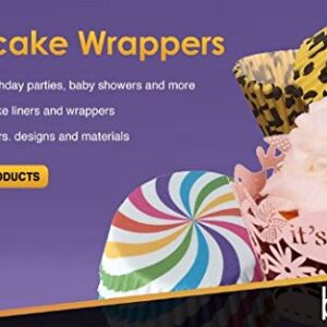 Bakell - 25 PC Set of Cow Animal Print Cupcake Liners - Baking, Caking and Craft Tools from Bakell