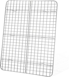 elo mit freude kochen! 12 inch x 17 inch wire cooling rack, chrome plate steel