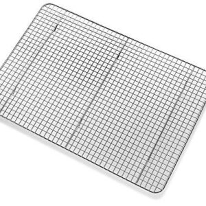 ELO MIT FREUDE KOCHEN! 12 Inch x 17 Inch Wire Cooling Rack, Chrome Plate Steel