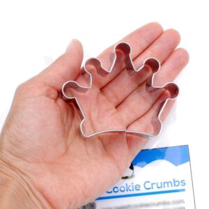 Crown Cookie Cutter - Premium Food-Grade Stainless Steel, Dishwasher Safe