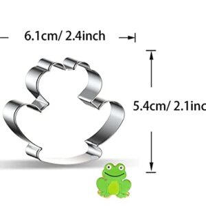 WJSYSHOP Cartoon Frog Shape Cookie Cutter